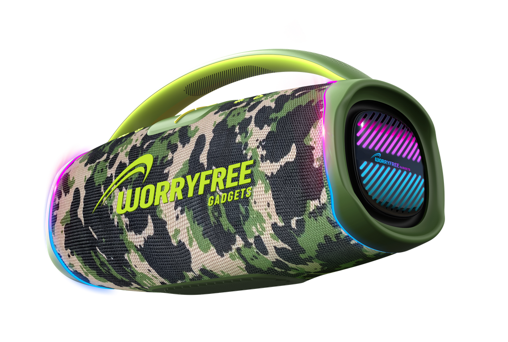 300W Portable Bluetooth Speaker with Handle, one Microphone – Worryfree ...